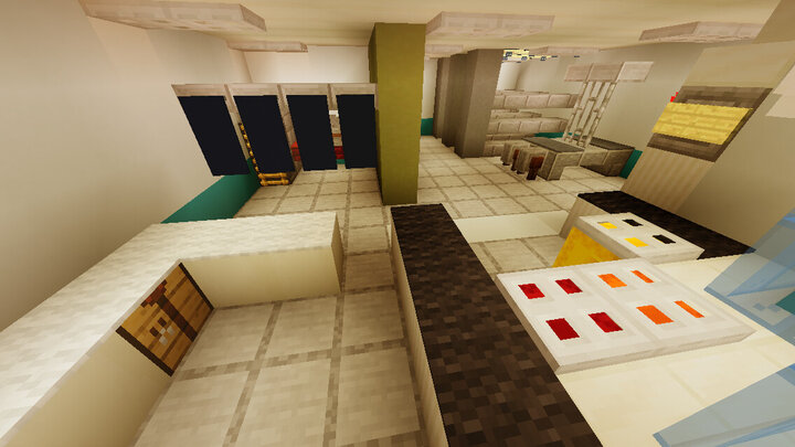 Small modern minimum security prison. Minecraft Map