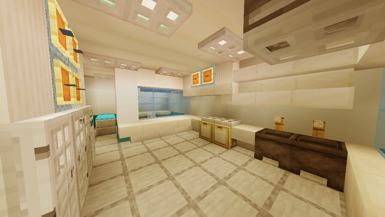 Small modern minimum security prison. Minecraft Map