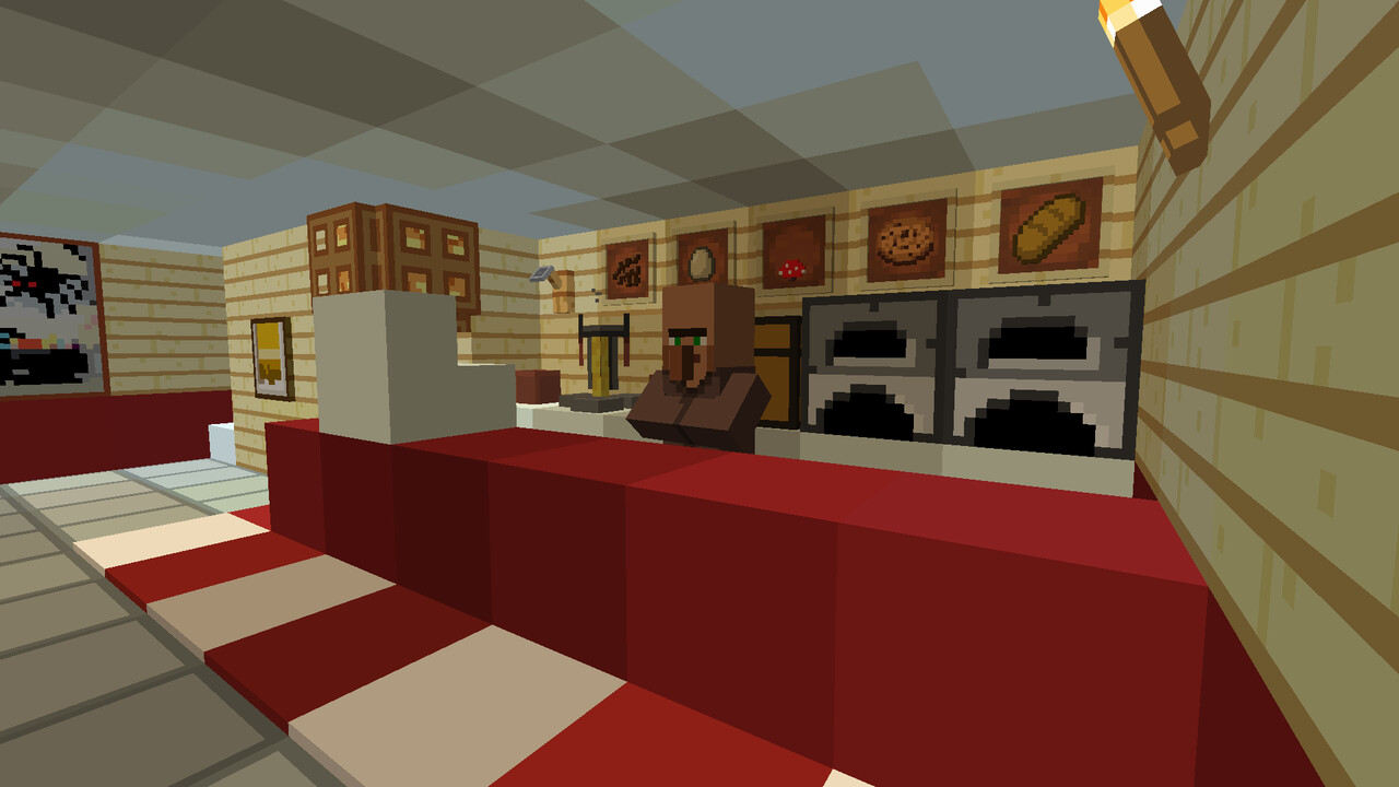 Cafe Minecraft Map