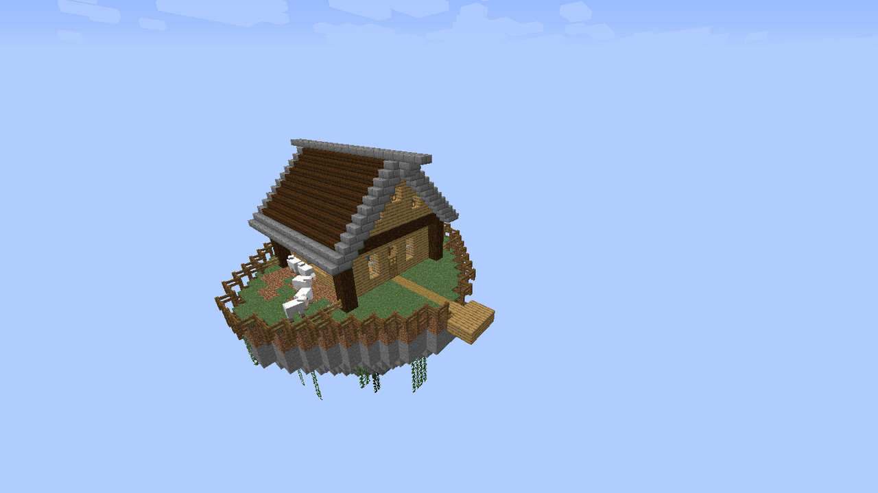 floating house Minecraft Map