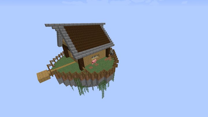 floating house Minecraft Map