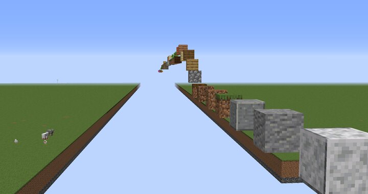 Parkour Map. EVERY BLOCK IN MINECRAFT (in order) CHALLENGE! 1.15.2 ...