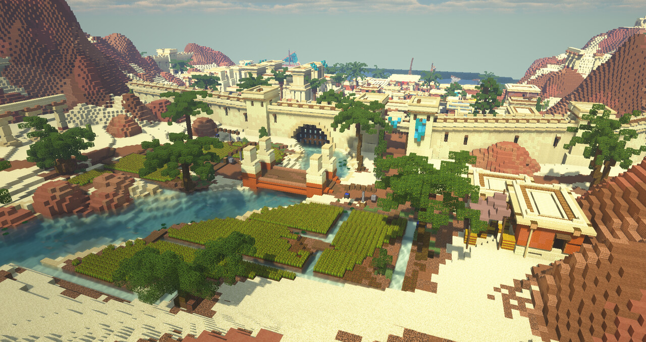 Desert Town Minecraft Map