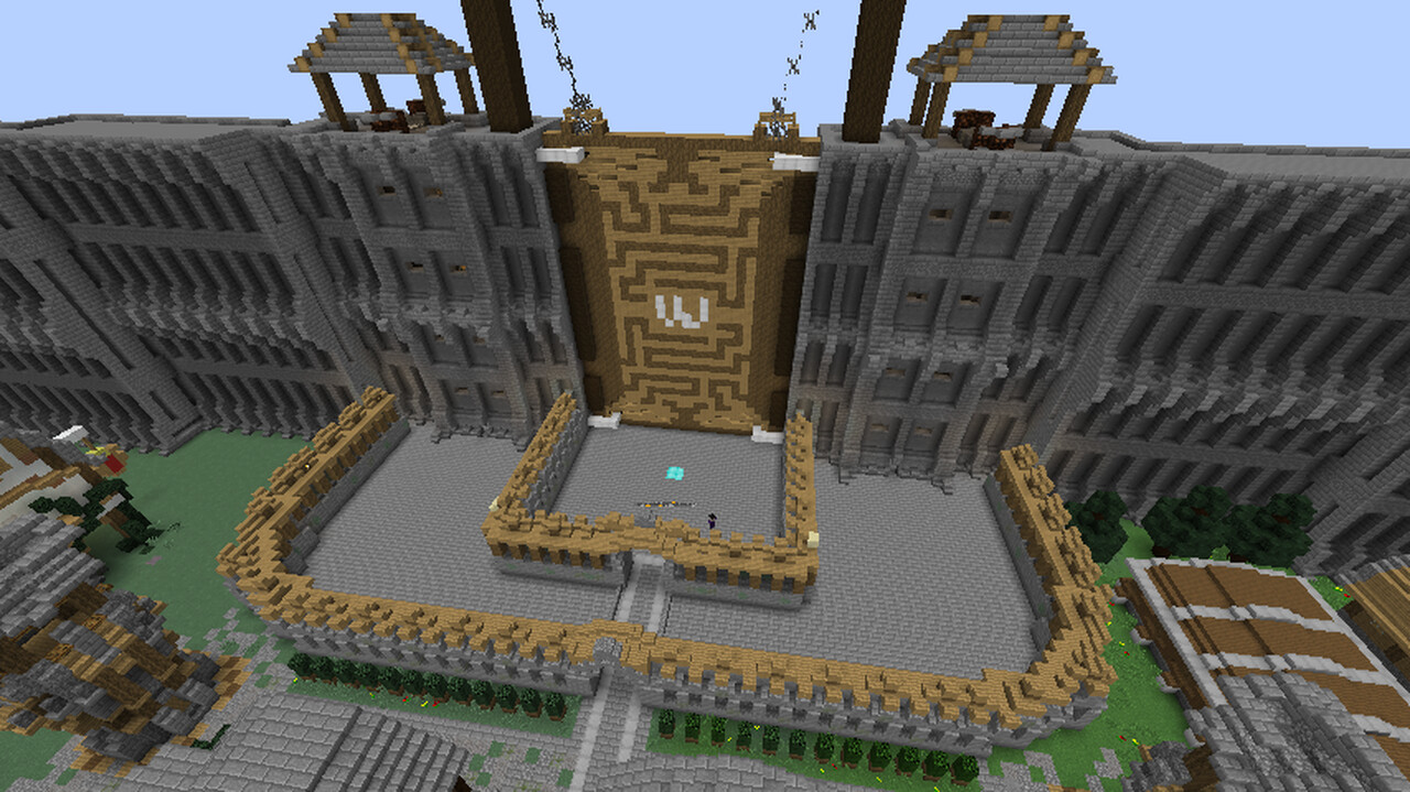 Invincible District Walls [Shop World] Minecraft Map