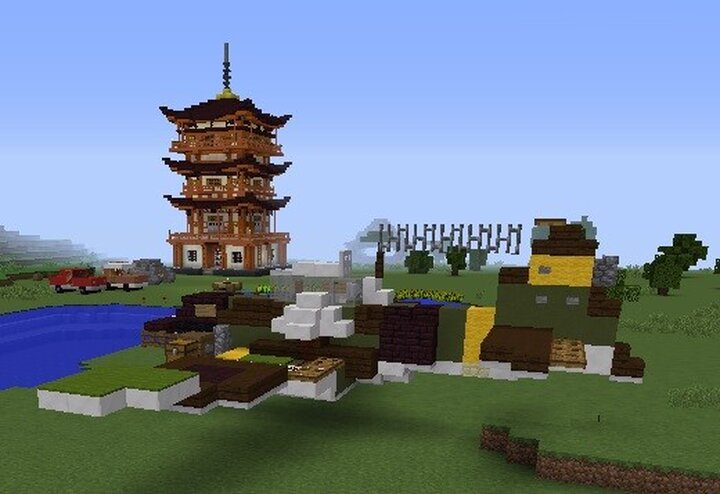 Mitsubishi A6M "Zero" Minecraft Map