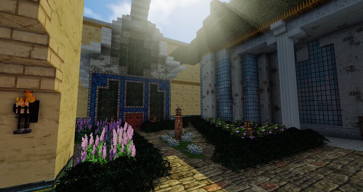 Elves Castle ( floating castle) Minecraft Map