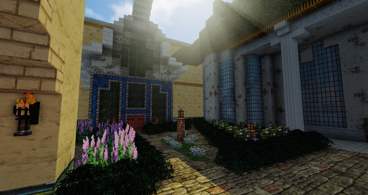 Elves Castle ( floating castle) Minecraft Map