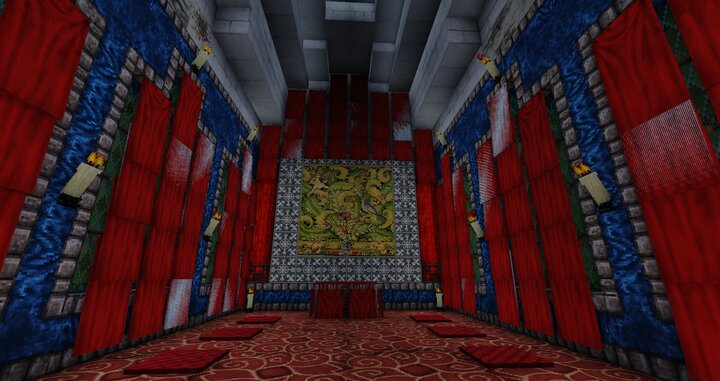 Elves Castle ( floating castle) Minecraft Map