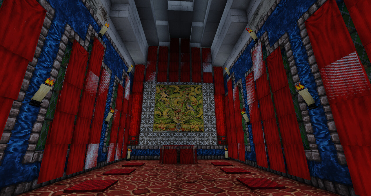 Elves Castle ( floating castle) Minecraft Map