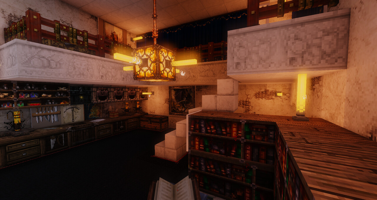 Elves Castle ( floating castle) Minecraft Map