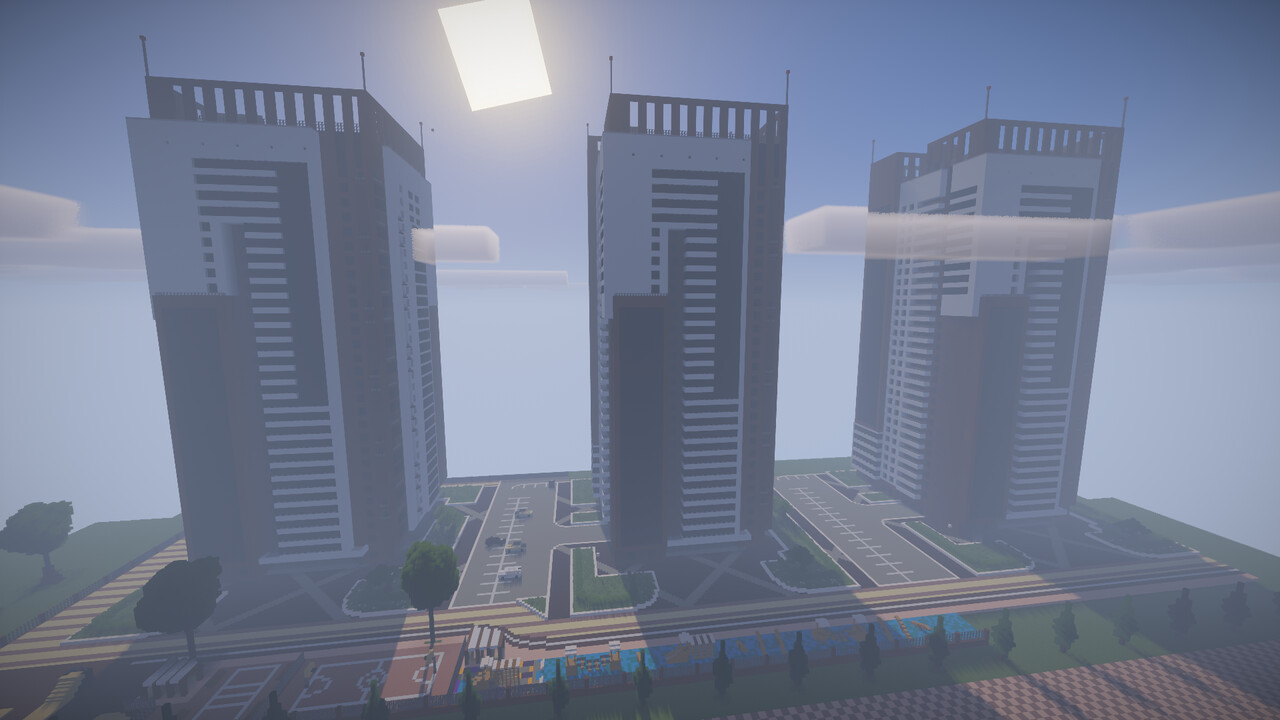 Residential complex "Art Plaza" Minecraft Map