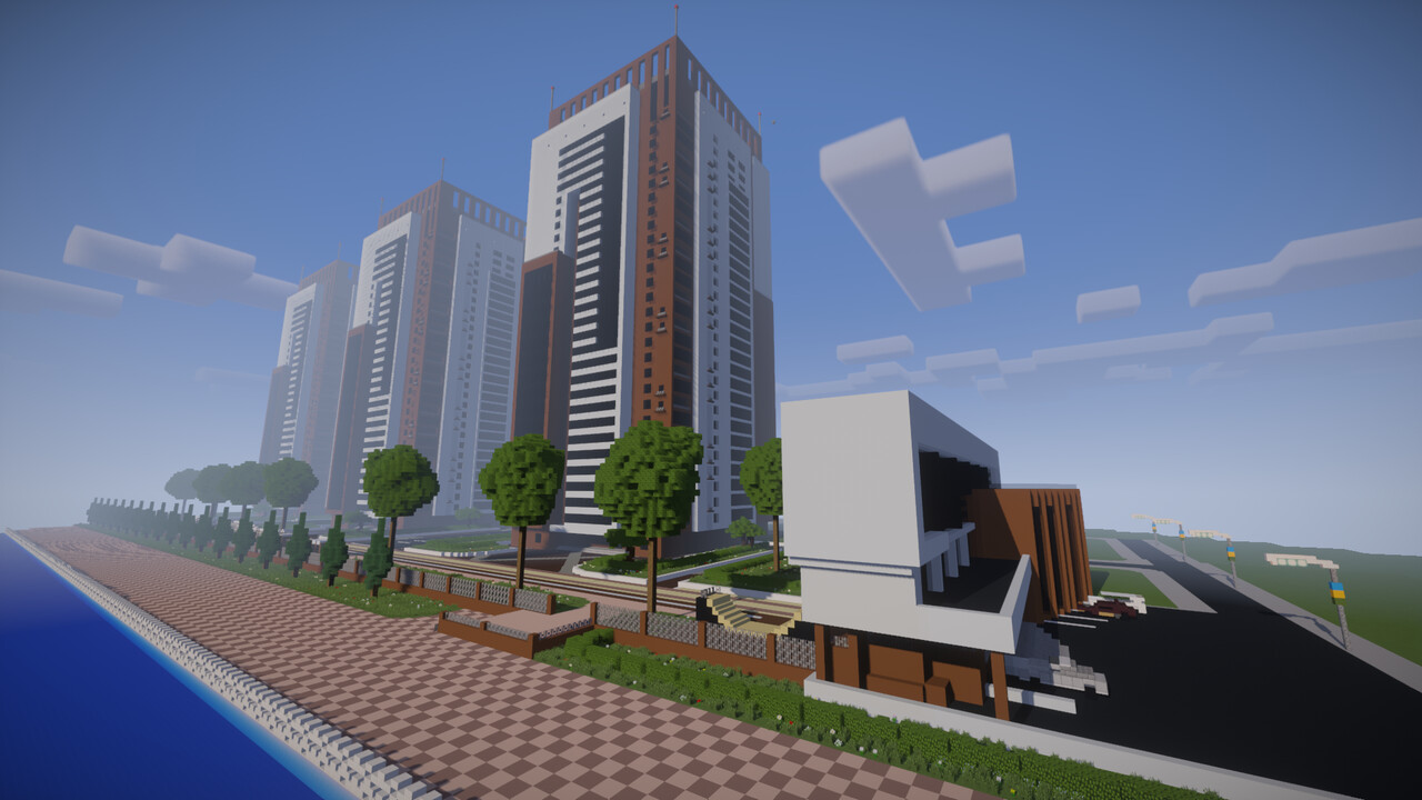 Residential complex "Art Plaza" Minecraft Map