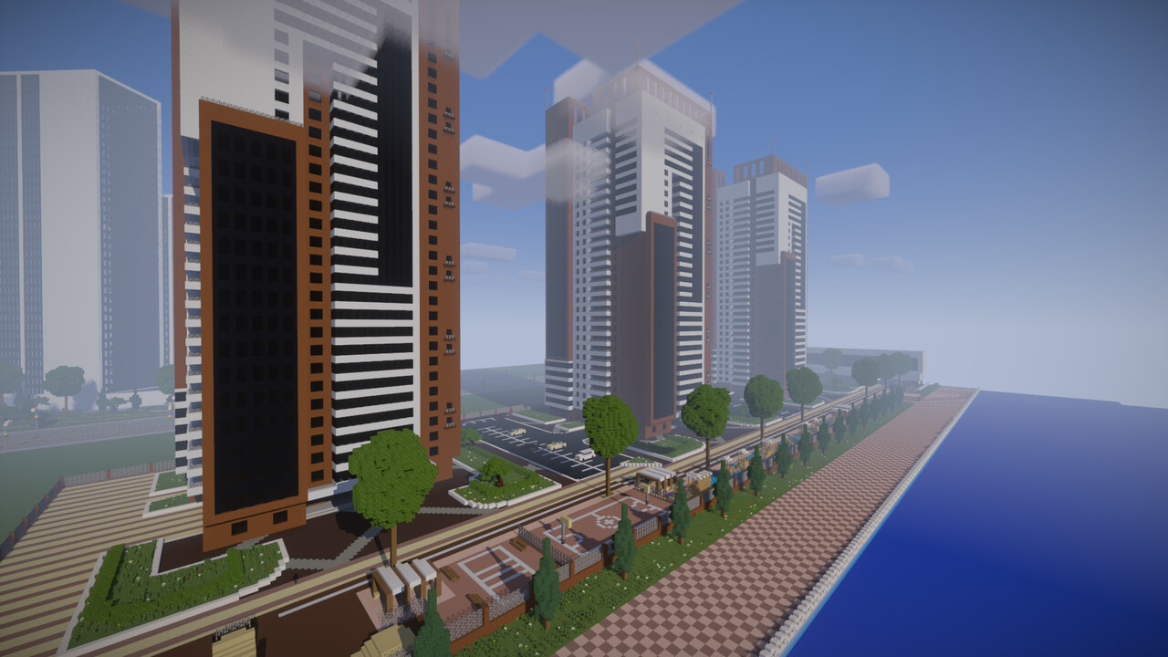 Residential complex "Art Plaza" Minecraft Map
