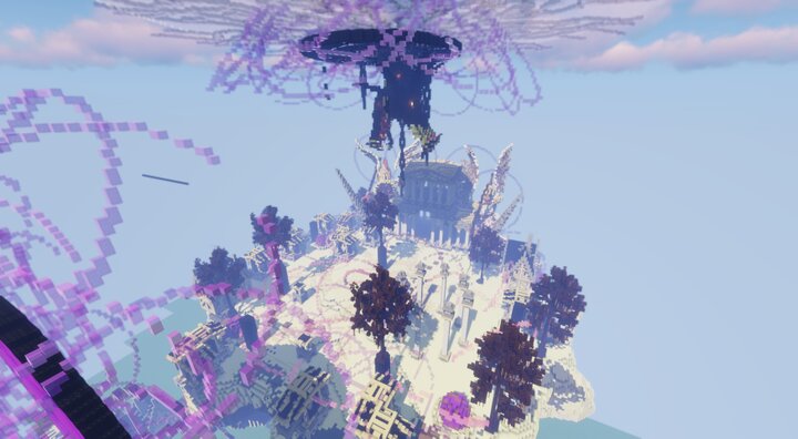 End theme Skyblock Minecraft Map