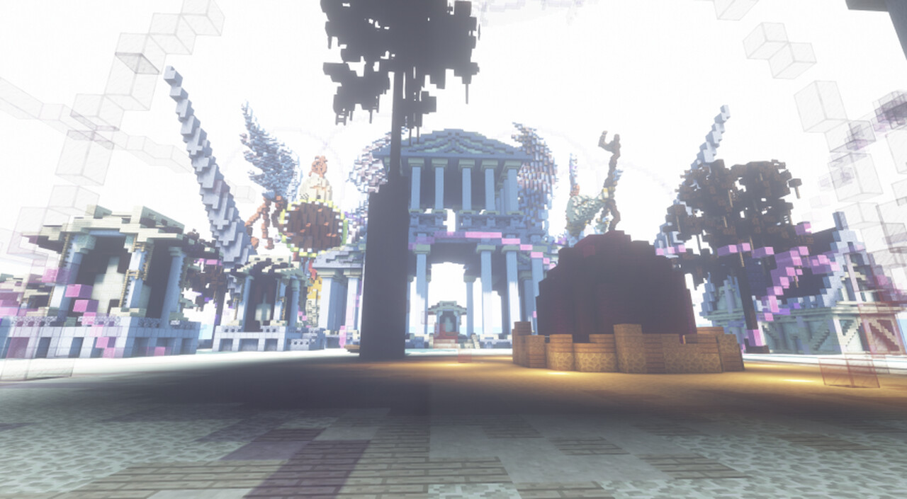 End theme Skyblock Minecraft Map