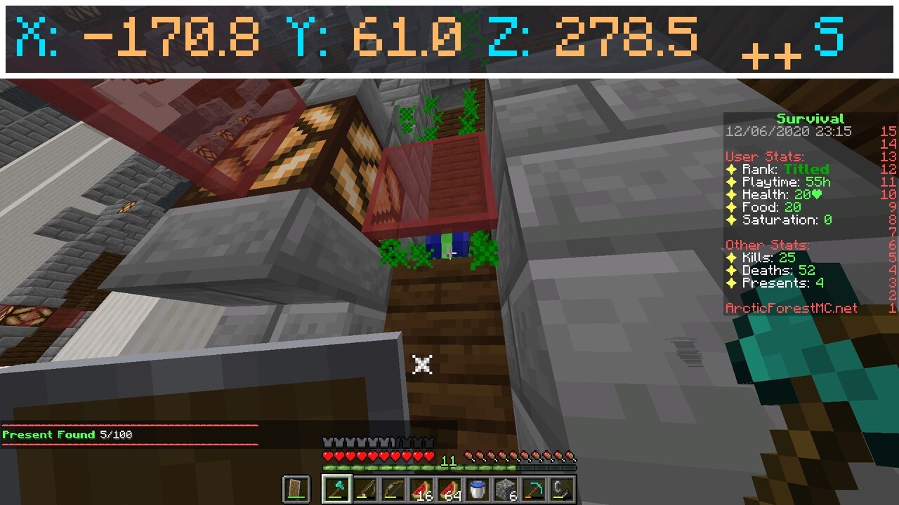 Present Locations Minecraft Map