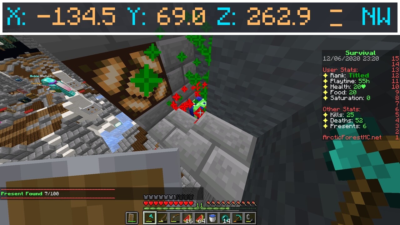 Present Locations Minecraft Map