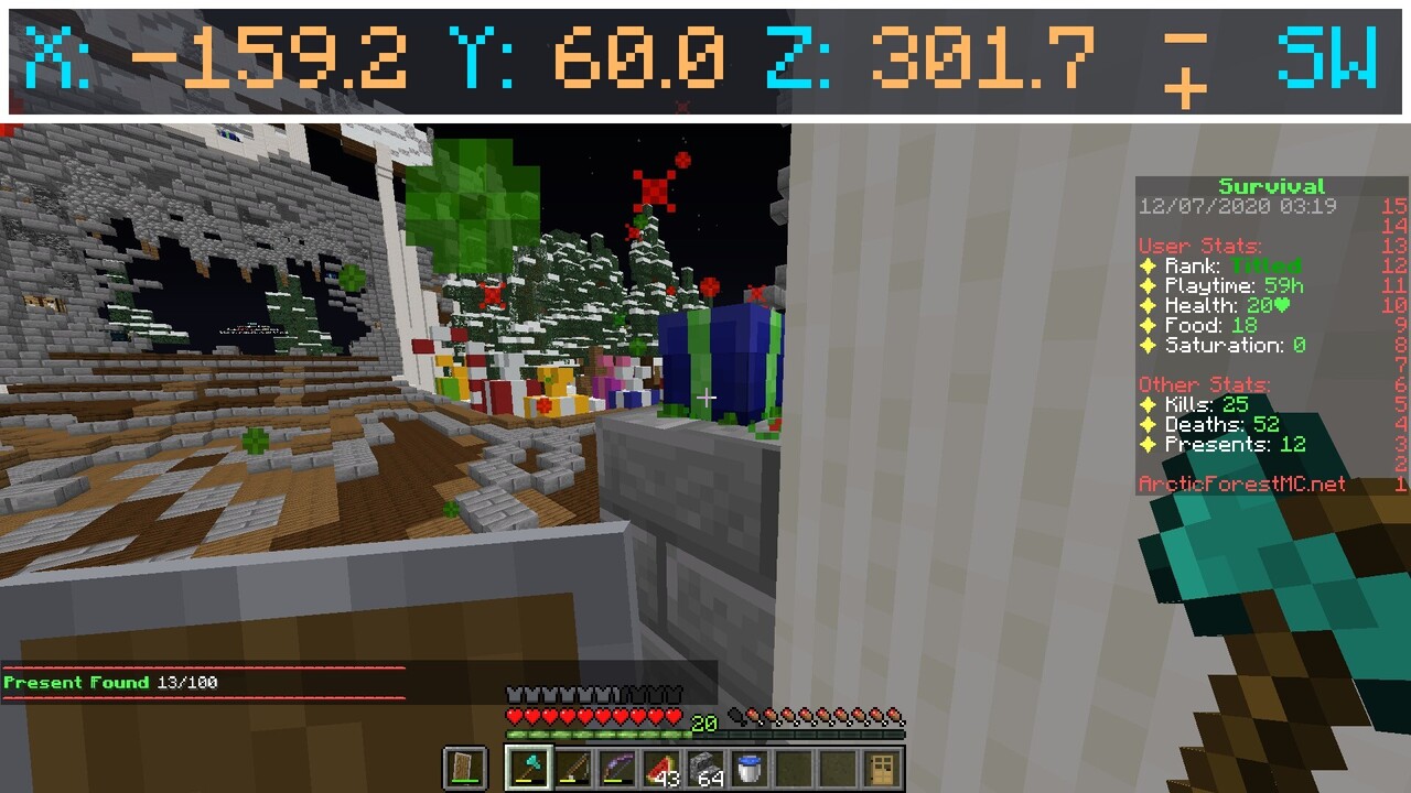 Present Locations Minecraft Map