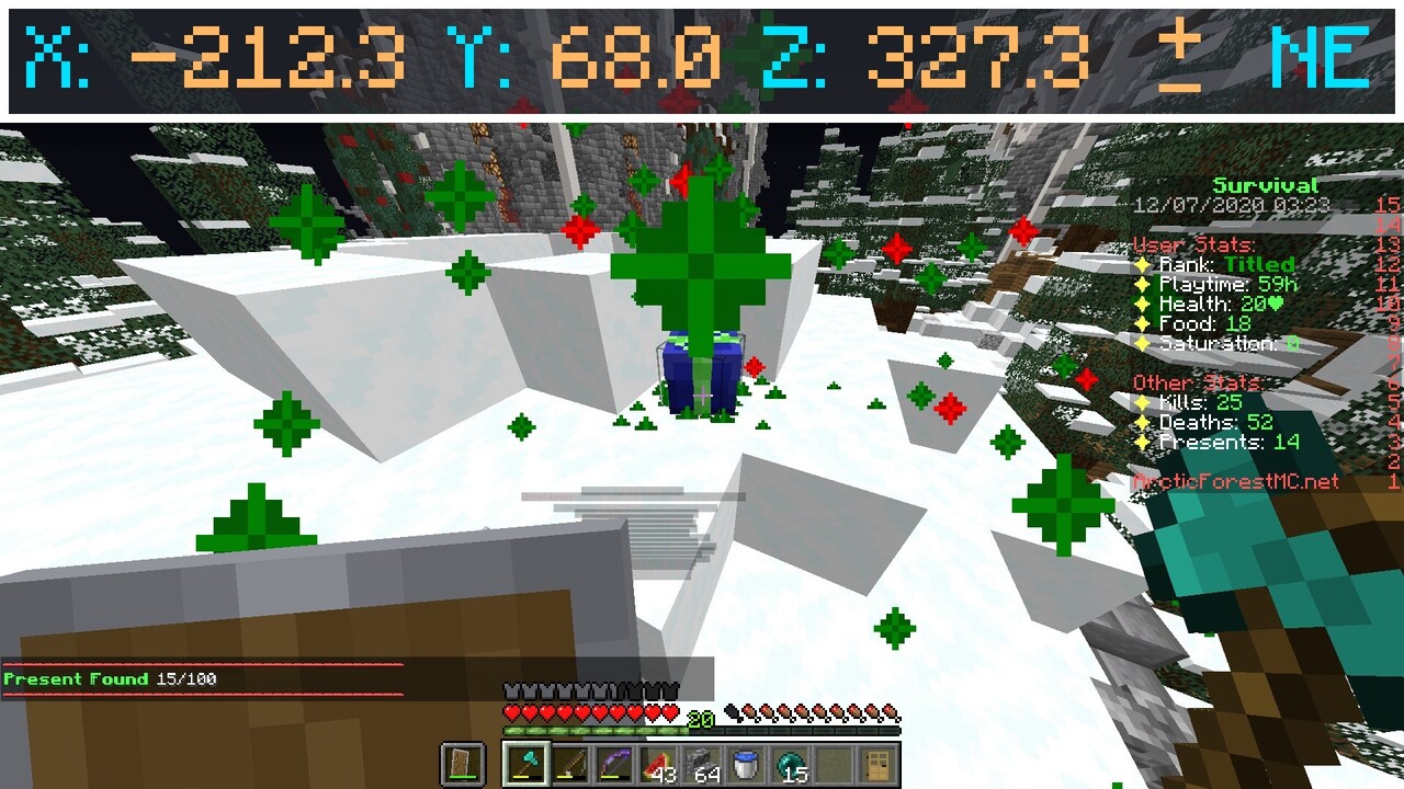 Present Locations Minecraft Map