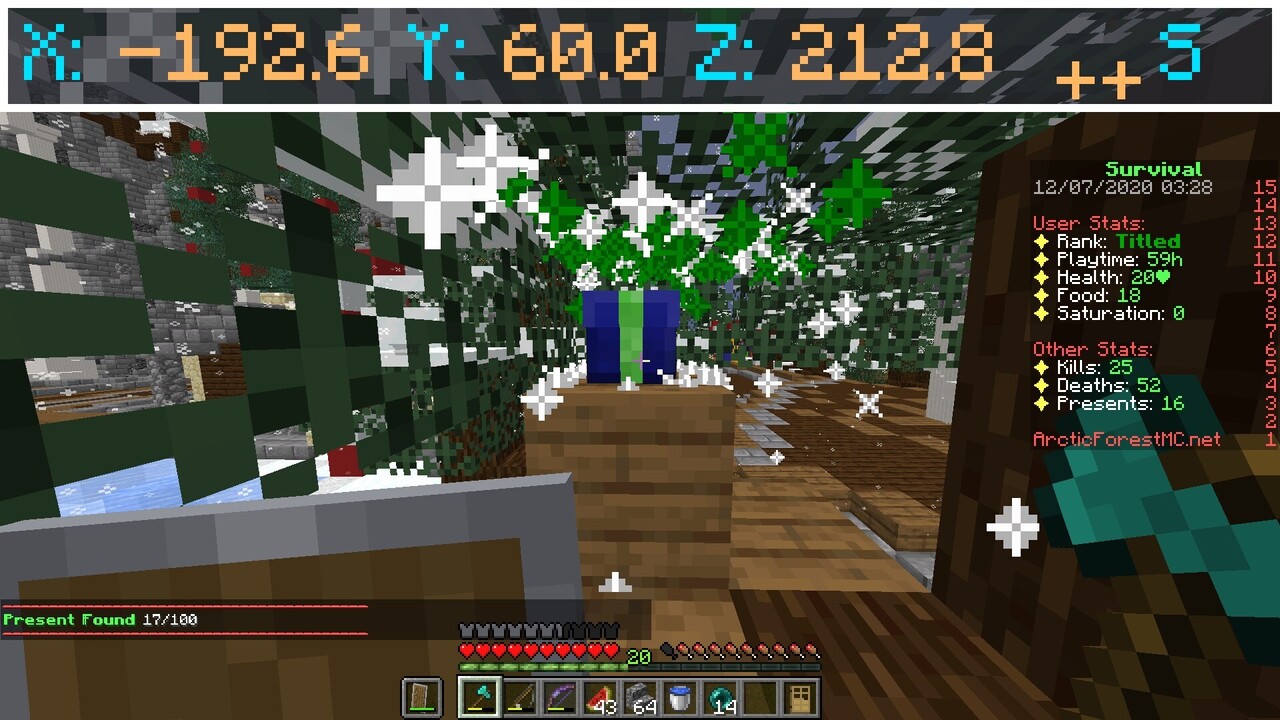 Present Locations Minecraft Map