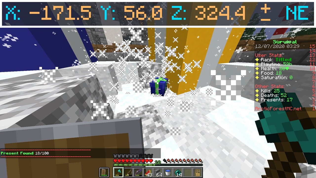 Present Locations Minecraft Map