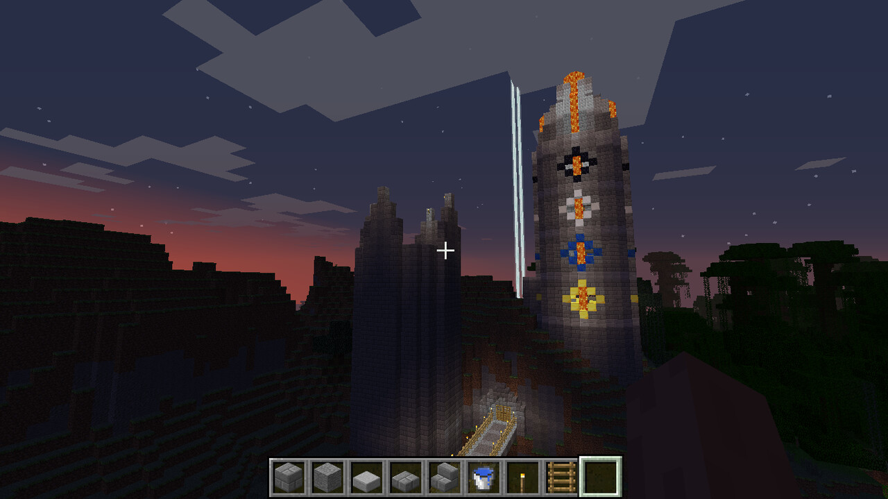 2b2t - Popbob's castle (ramiel's watch) - remake by Popbob Minecraft Map