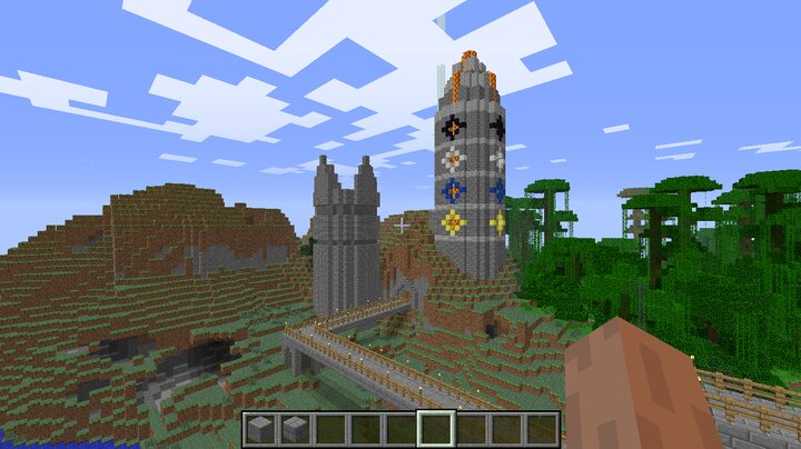 2b2t - Popbob's castle (ramiel's watch) - remake by Popbob Minecraft Map