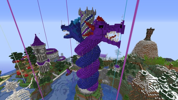 Tango's Dragons Heads - Hermitcraft VI Minecraft Map