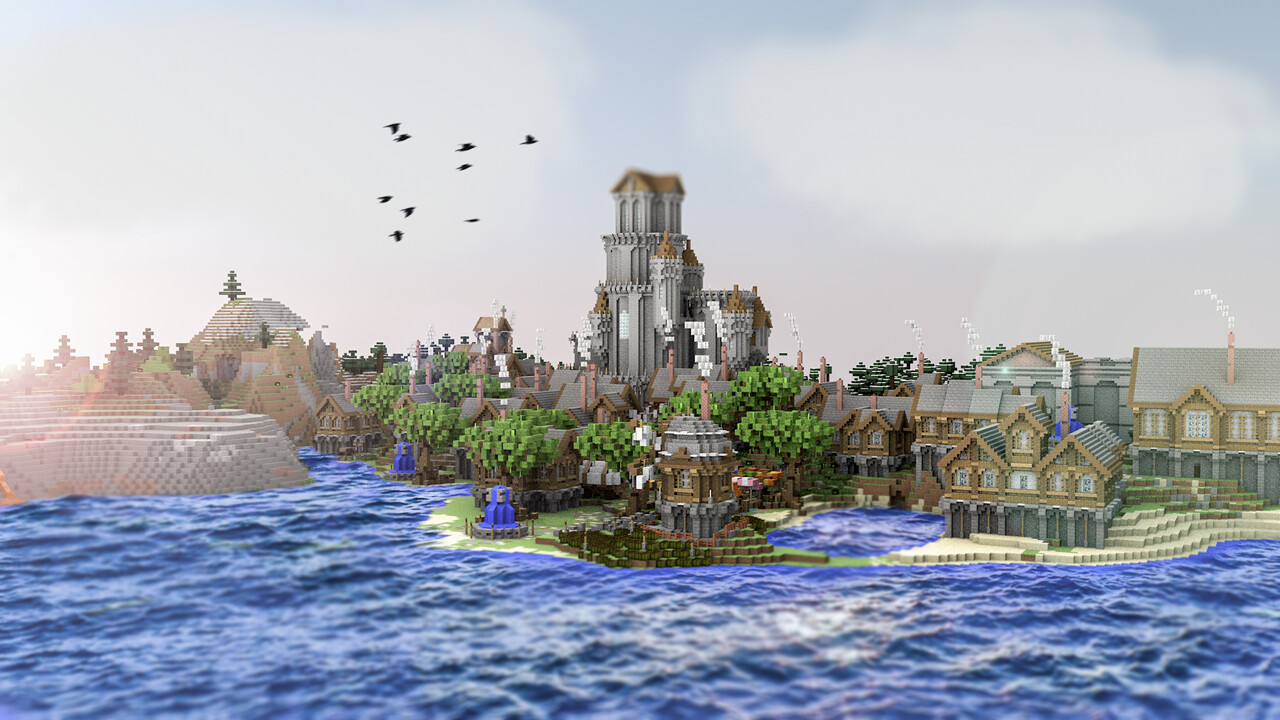 -Medieval Town Project- Minecraft Map