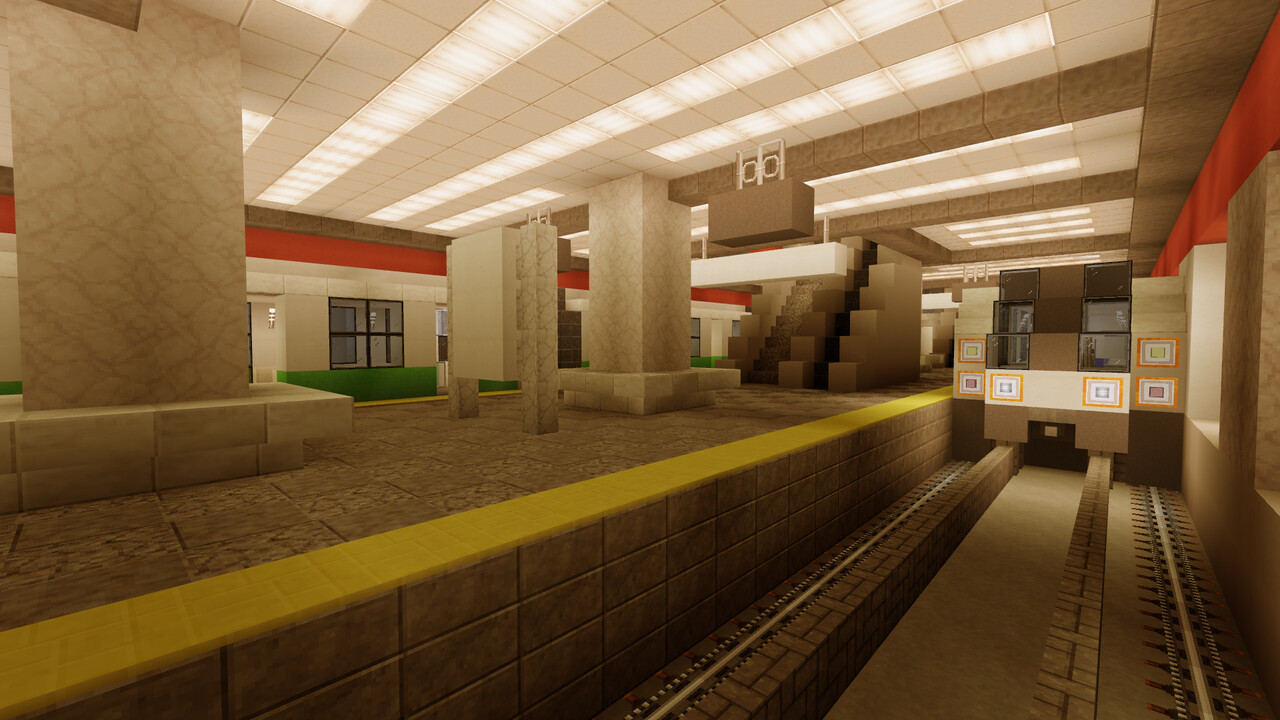 Redstone Station - Lazuli Central Rapid Transit Minecraft Map