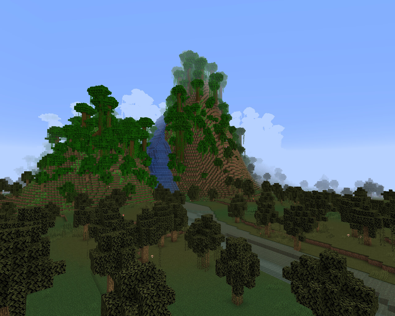 swamp and jungle Minecraft Map