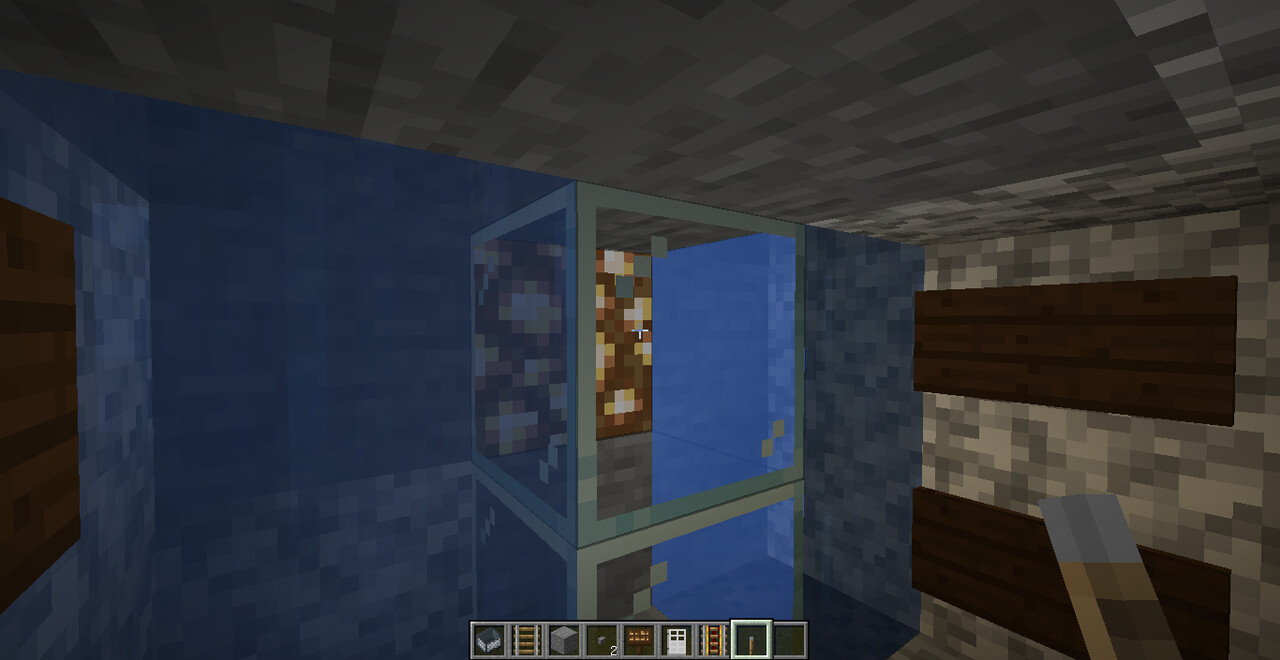 Bunker with Zombie spawner nearby Minecraft Map