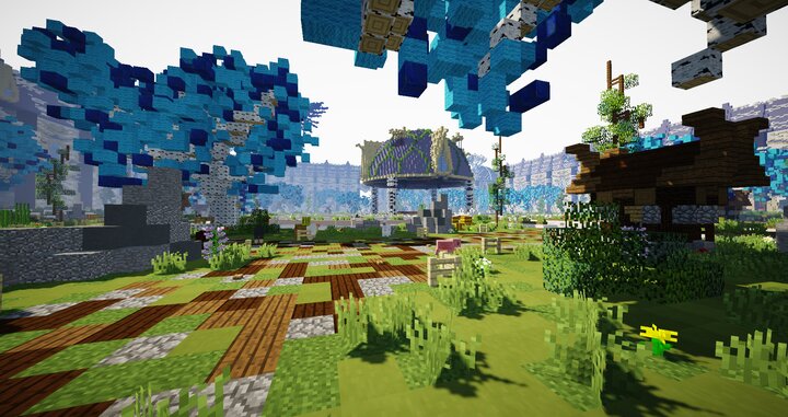 Spawn Faction + Warzone Minecraft Map