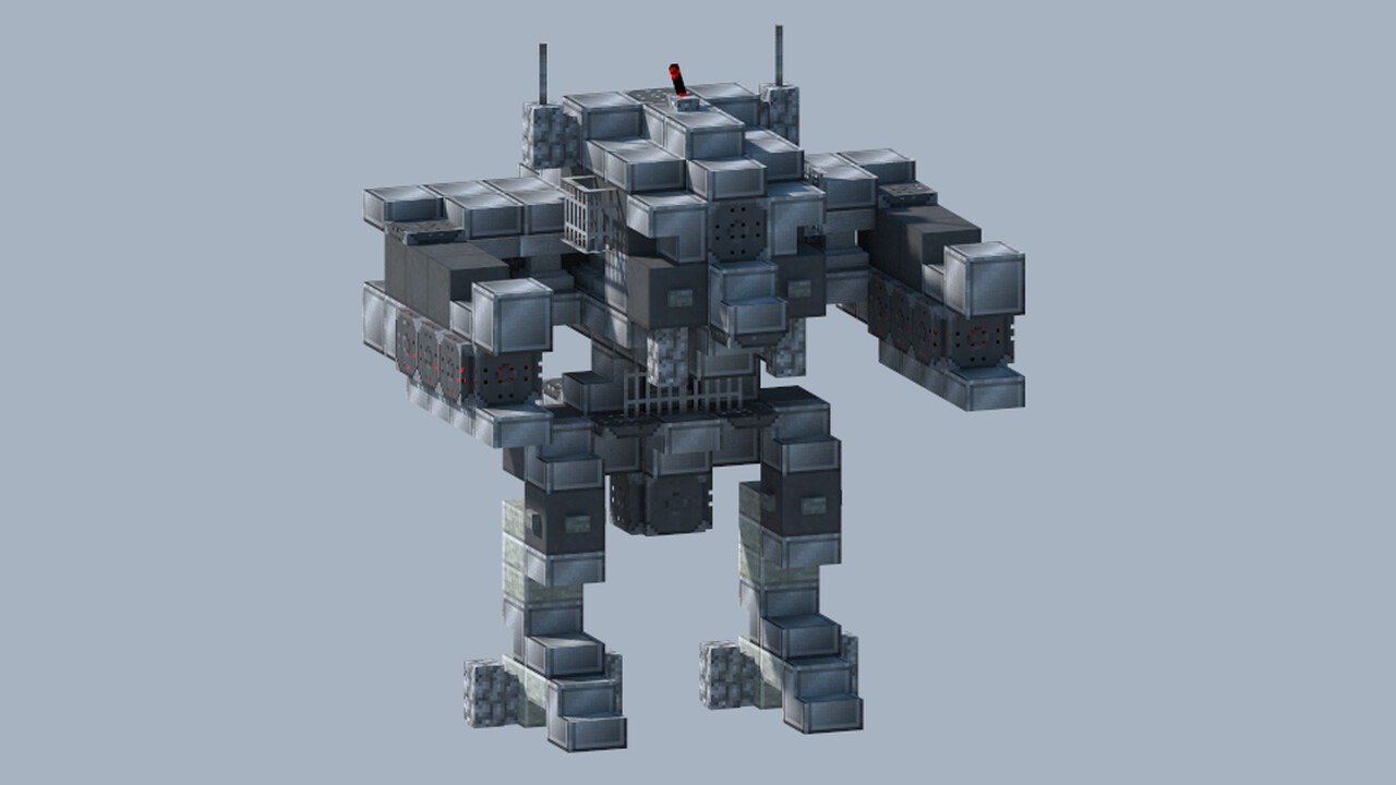 WW2 Wolfenstein Mech Minecraft Map