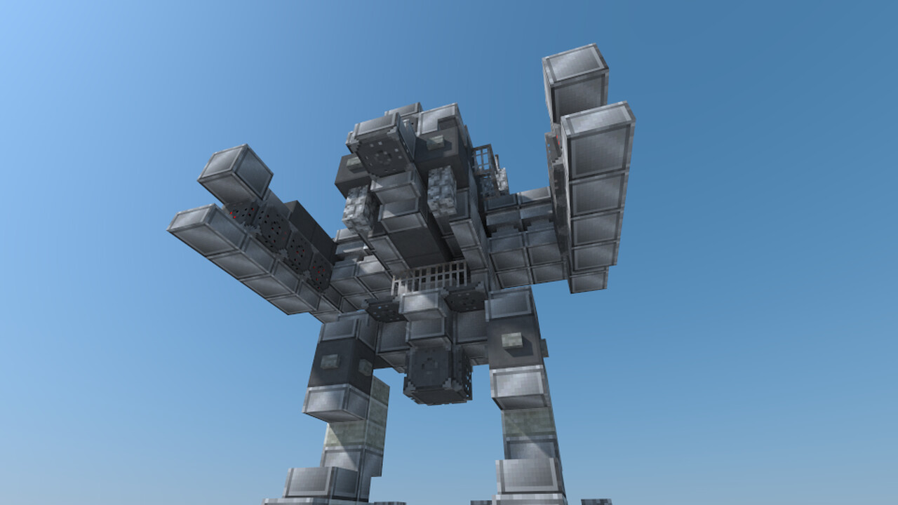 WW2 Wolfenstein Mech Minecraft Map