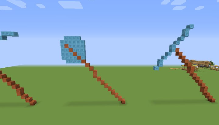 Diamond tools and sword Minecraft Map