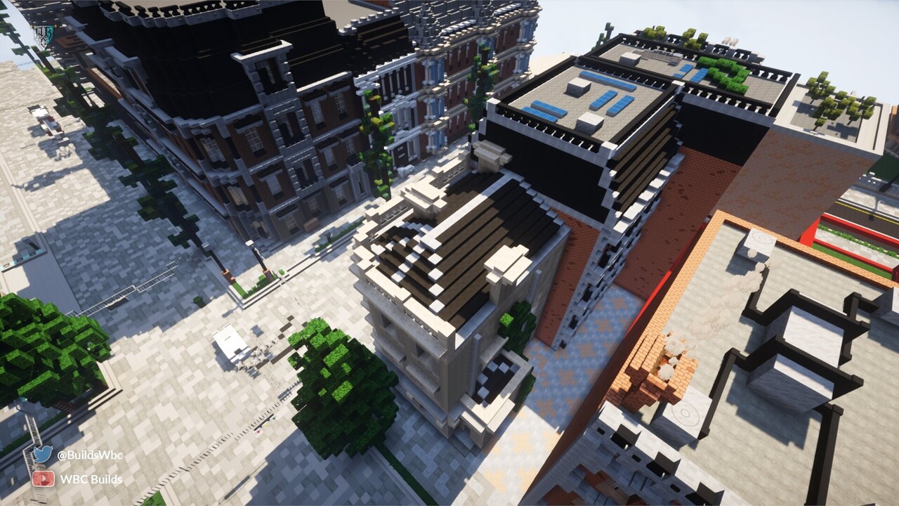 Victorian Corner Apartment Building Minecraft Map