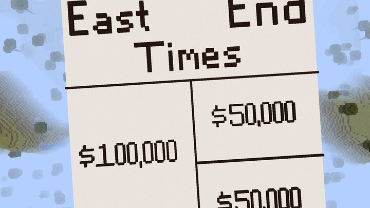 East End Times Newspaper Minecraft Map