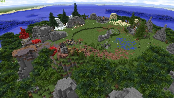 Mapa de texturas 1.8 - Showcase ResourcePack Map Minecraft Map