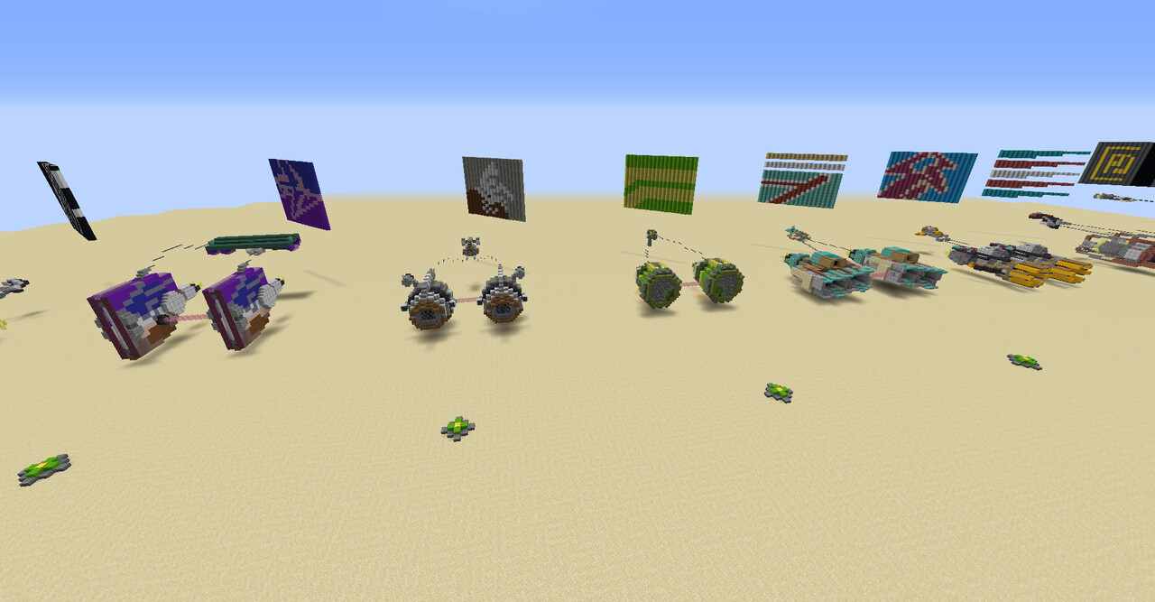 Ultimate Podracer Collection Minecraft Map
