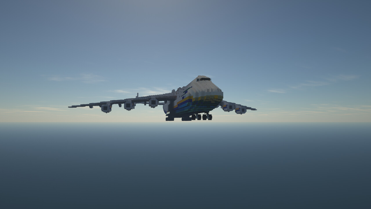 Antonov An-225 | 1.5:1 Scale | Full Interior | Download Minecraft Map