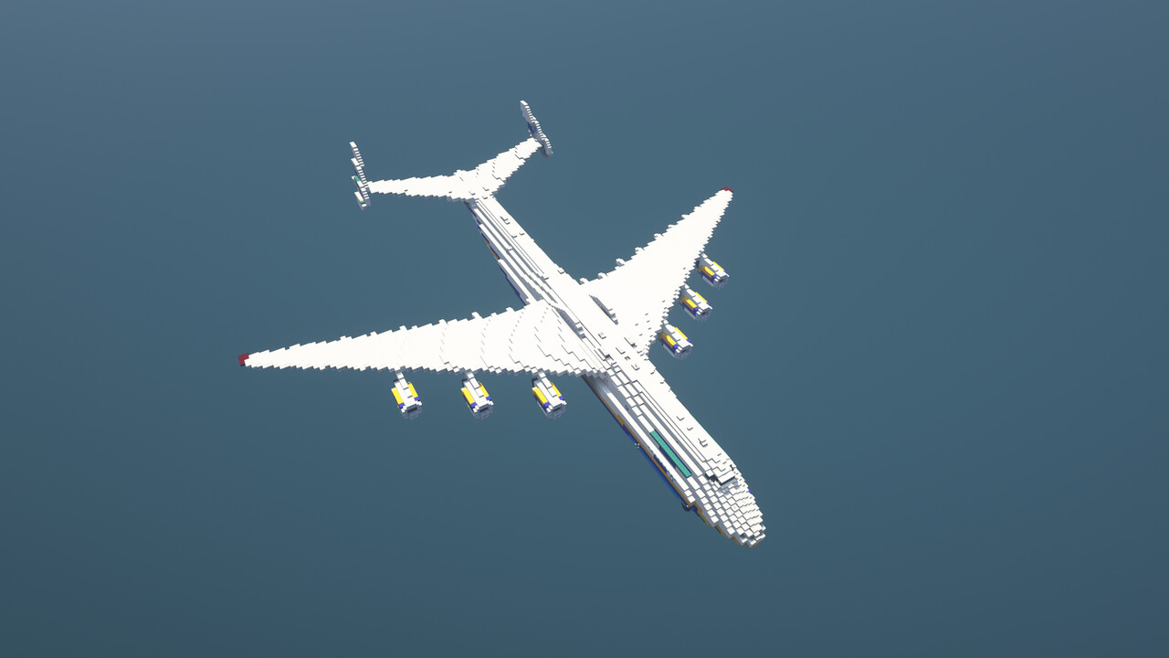Antonov An-225 | 1.5:1 Scale | Full Interior | Download Minecraft Map