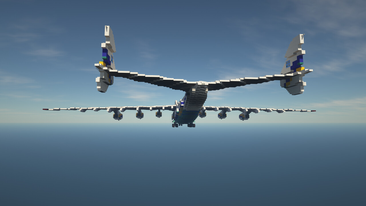 Antonov An-225 | 1.5:1 Scale | Full Interior | Download Minecraft Map