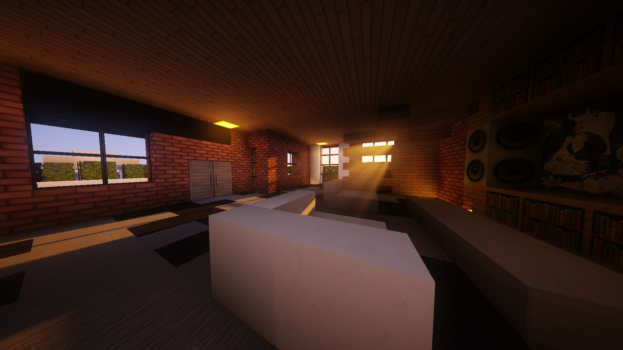 Modern Brick Minecraft House Minecraft Map