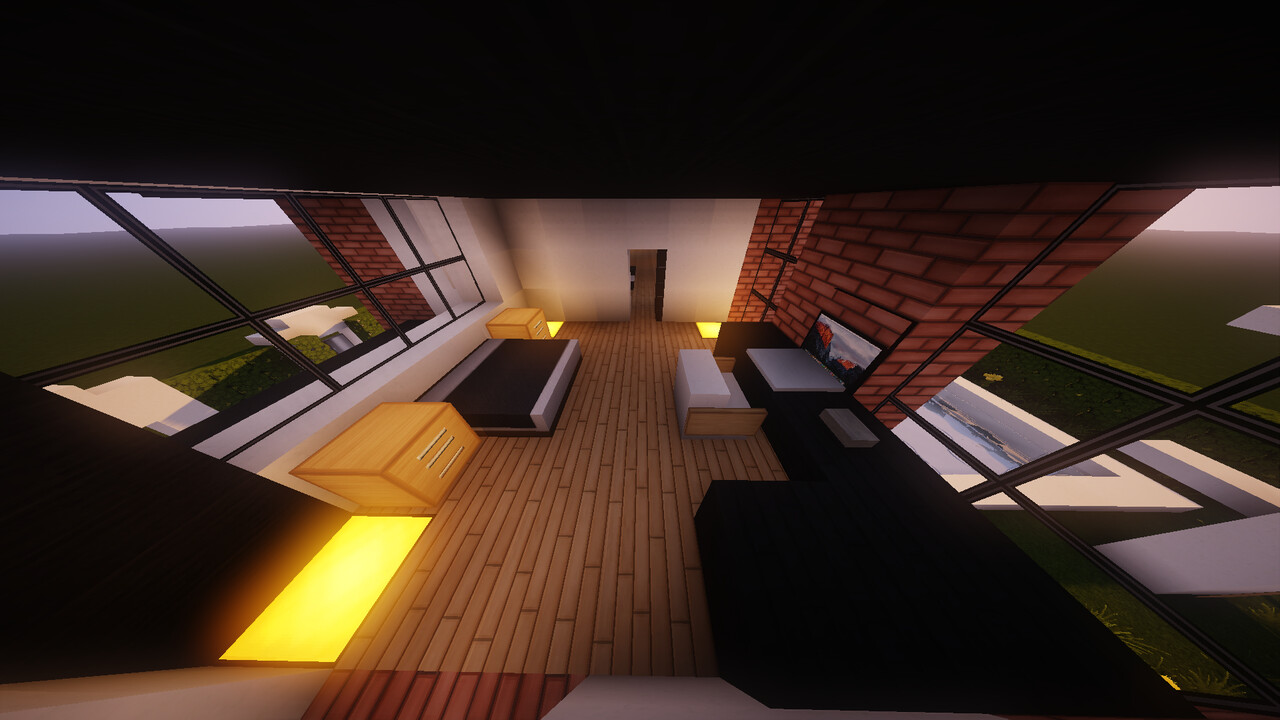 Modern Brick Minecraft House Minecraft Map