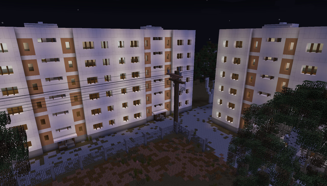 Panel apartment Minecraft Map