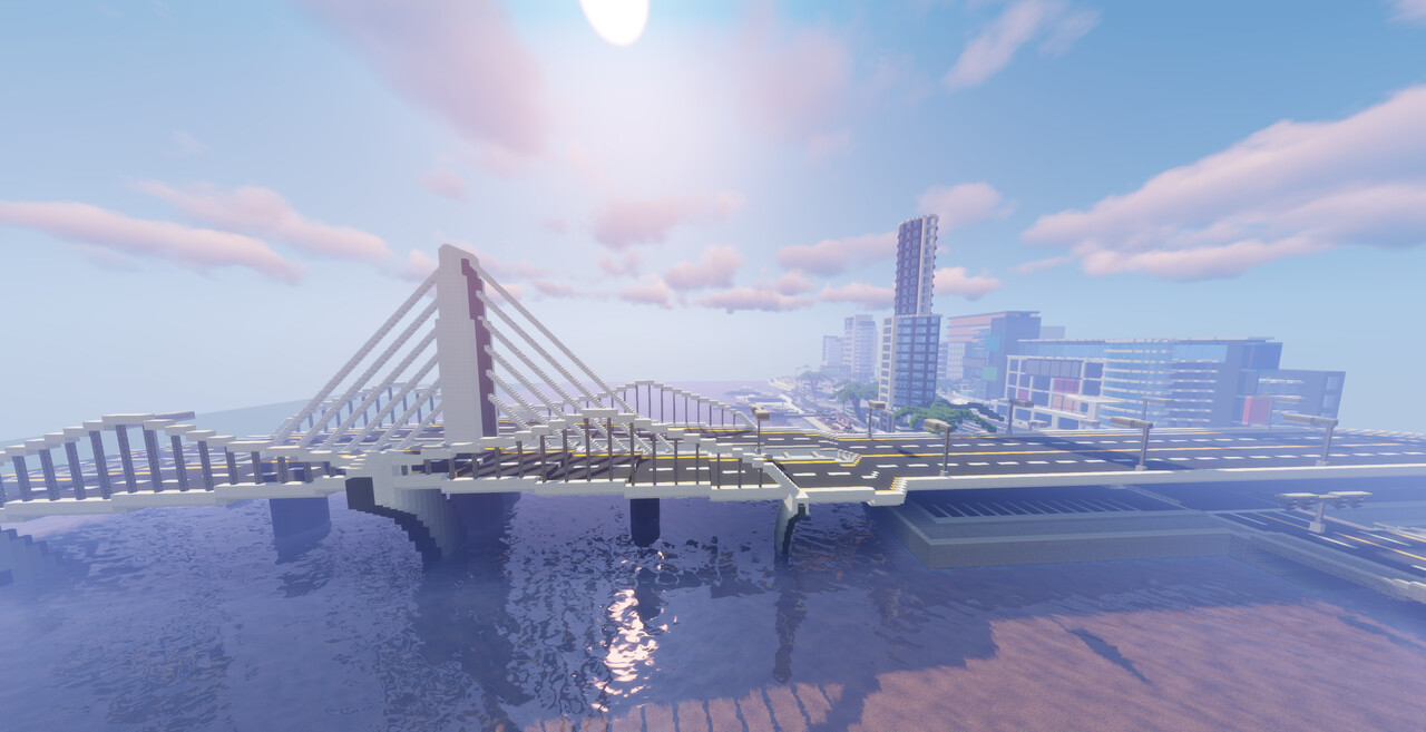 Modern Bridge Design Minecraft Map