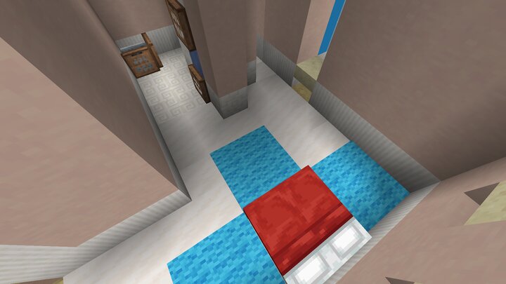 Interior Design Contest Blue Lakes: Casa Azul Minecraft Map