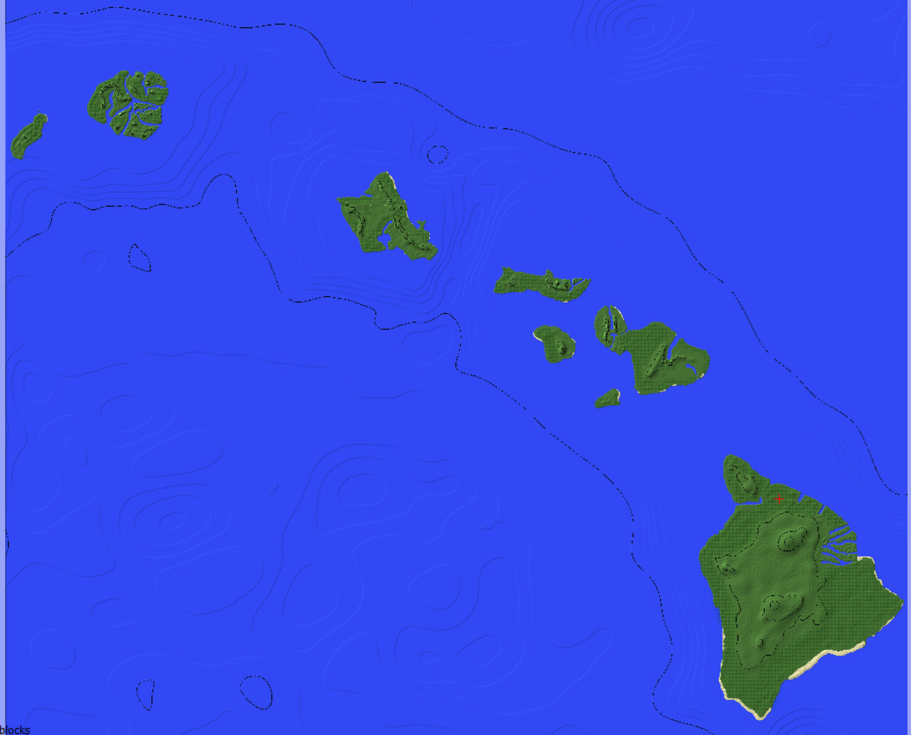 Minecraft Earth Map| Hawaii | 1.12.2 Minecraft Map