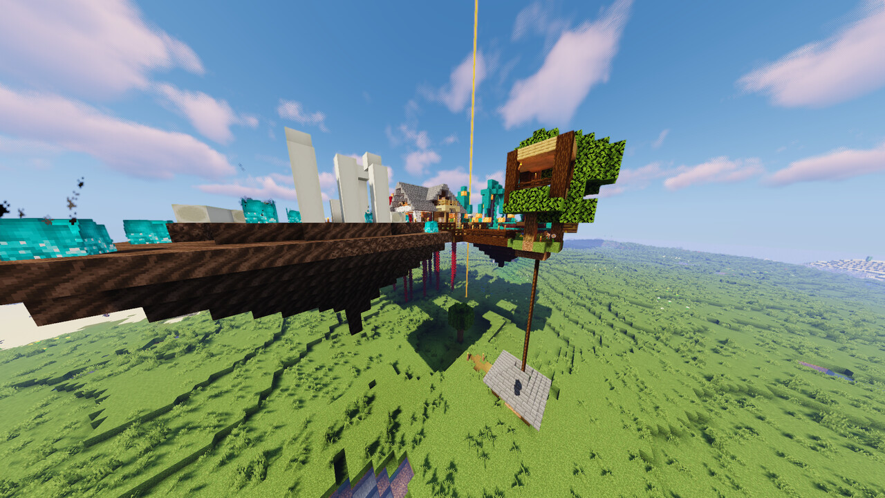 Floating Nether Islands Minecraft Map